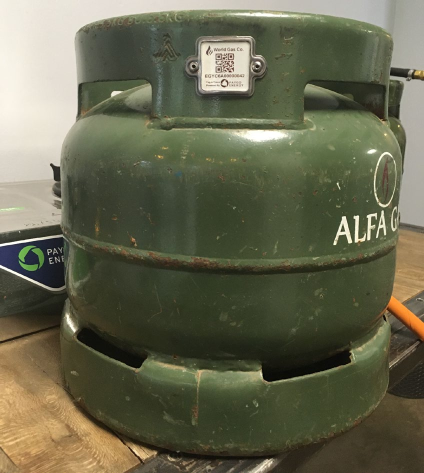 Asset tracking by QR Tagging with cylinder series number